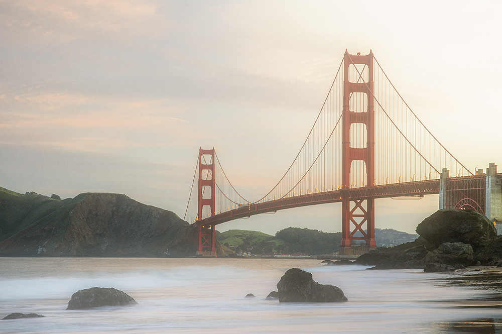 Golden Gate Bridge From Water
